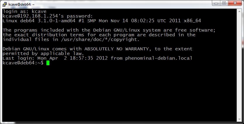 Secure your systems with ssh on Linux and puTTY on Windows