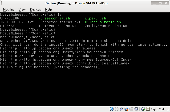 X11RDP-o-Matic and RDPsesconfig : Updated to Version 2.5 - Scarygliders